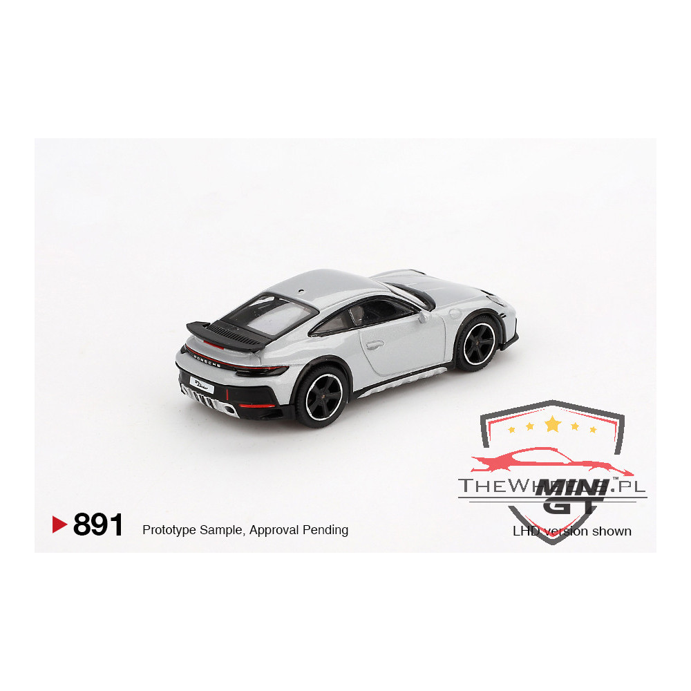 Mini GT Porsche 911 Dakar Ice Gray Metallic (891)
