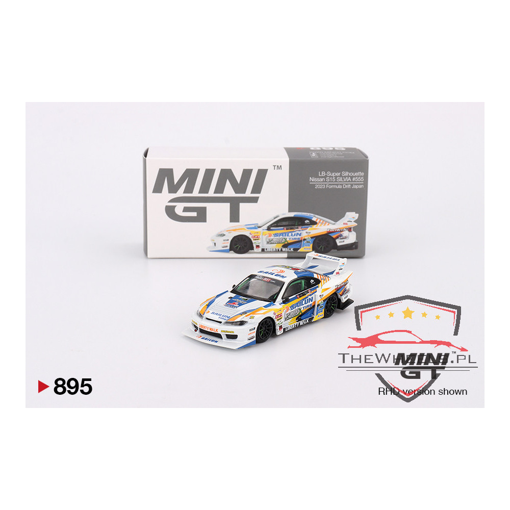 Mini GT Nissan S15 Silvia 555 2023 Formula Drift Japan